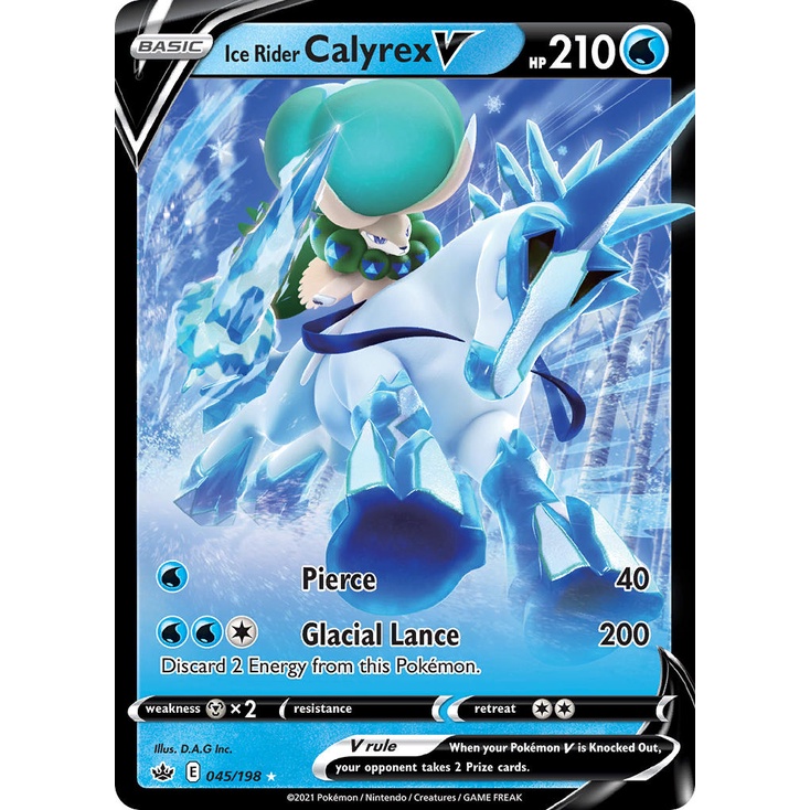 Ice Rider Calyrex V, Vmax and Gold - Ultra Rare Sword and Shield ...