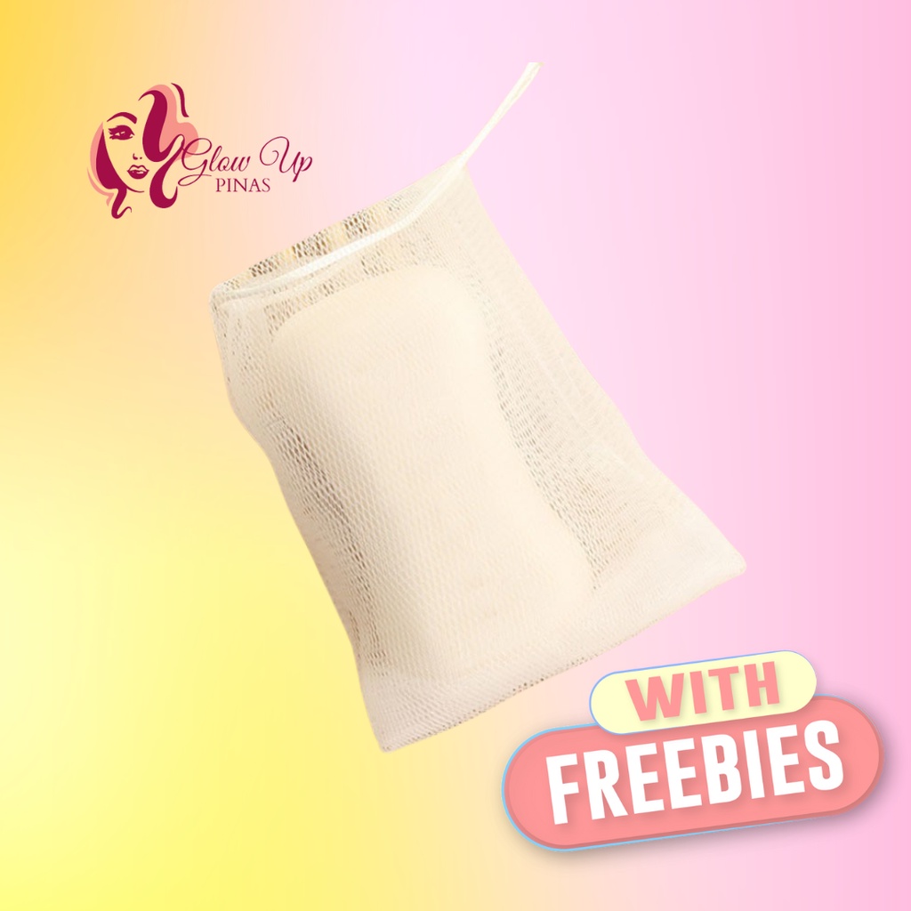 Exfoliating Mesh Soap Saver Bag Sack Face Cleansing Foaming Nets White