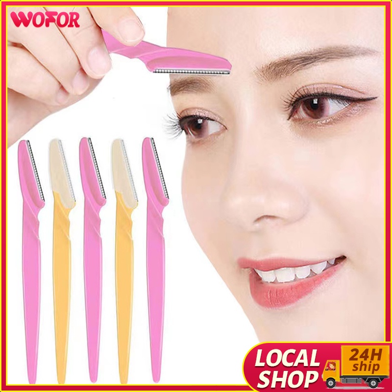 Makeup Eyebrow Razor Trimmer Facial Razor Blade Ladies Beauty Brow ...