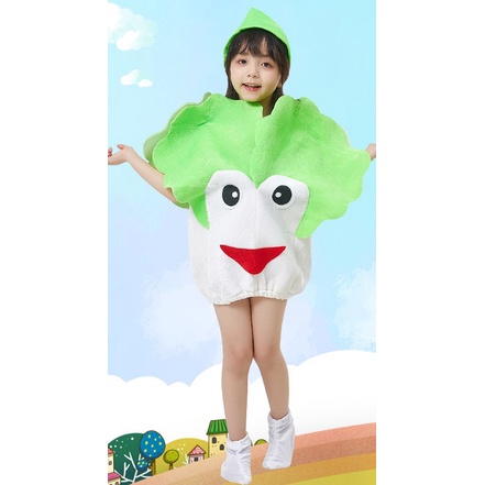 Nutrition Month Vegatables Cosplay Costume For Kids(Freesize) | Shopee Philippines