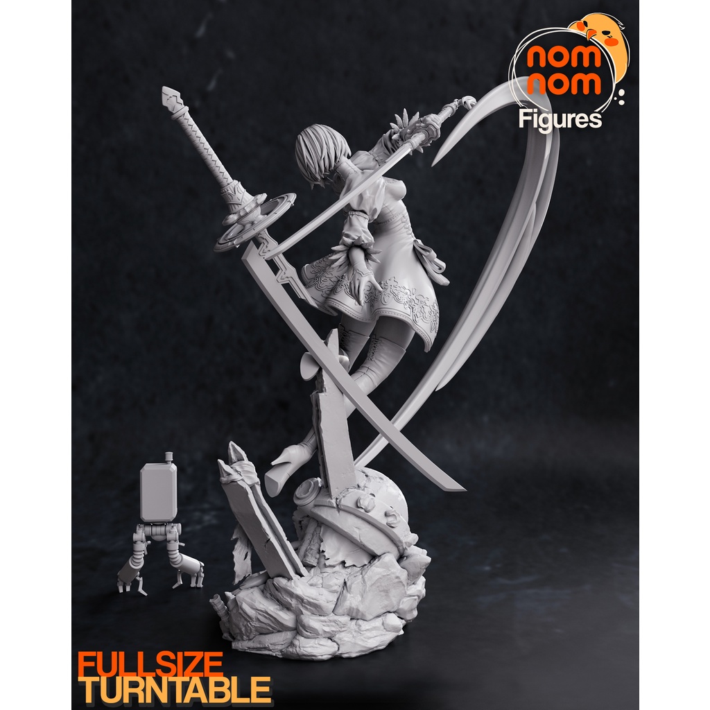 2B - Nier Automata - Resin 3D Printed Statue | Shopee Philippines
