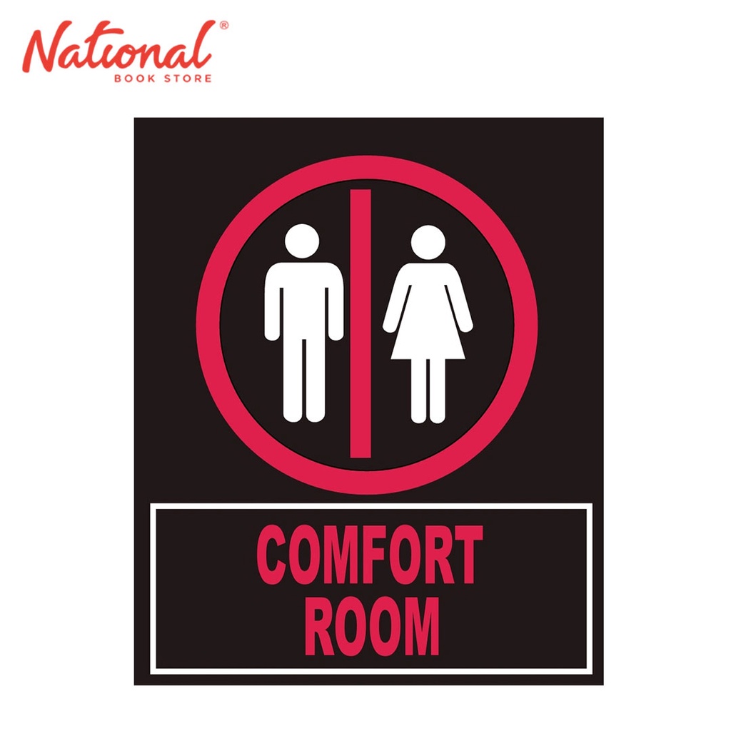 Signs 7.5x9 inches Comfort Room FS3004 Red - Office Supplies - Signages ...