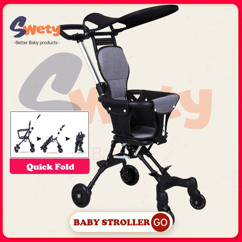 Swety Toddler Baby Stroller Portable Foldable Lightweight Stroller For ...