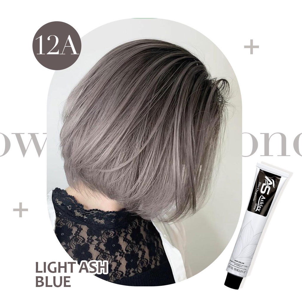 Ashley Shine Bio-Organic Hair Dye Color Hair Color Cream 0.00 Dust Ash ...