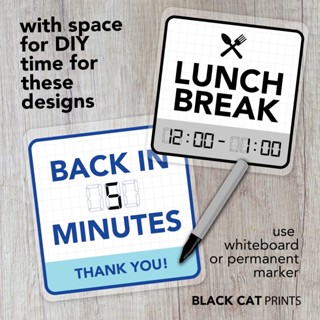 Lunch Break Sign / Laminated Sign / Sign Board | Shopee Philippines