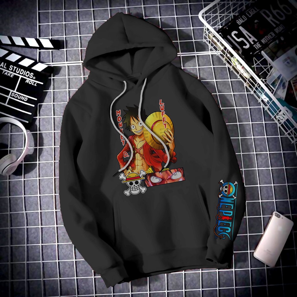 one piece: monkey d. luffy v4 jacket cute with hoodie | Shopee Philippines