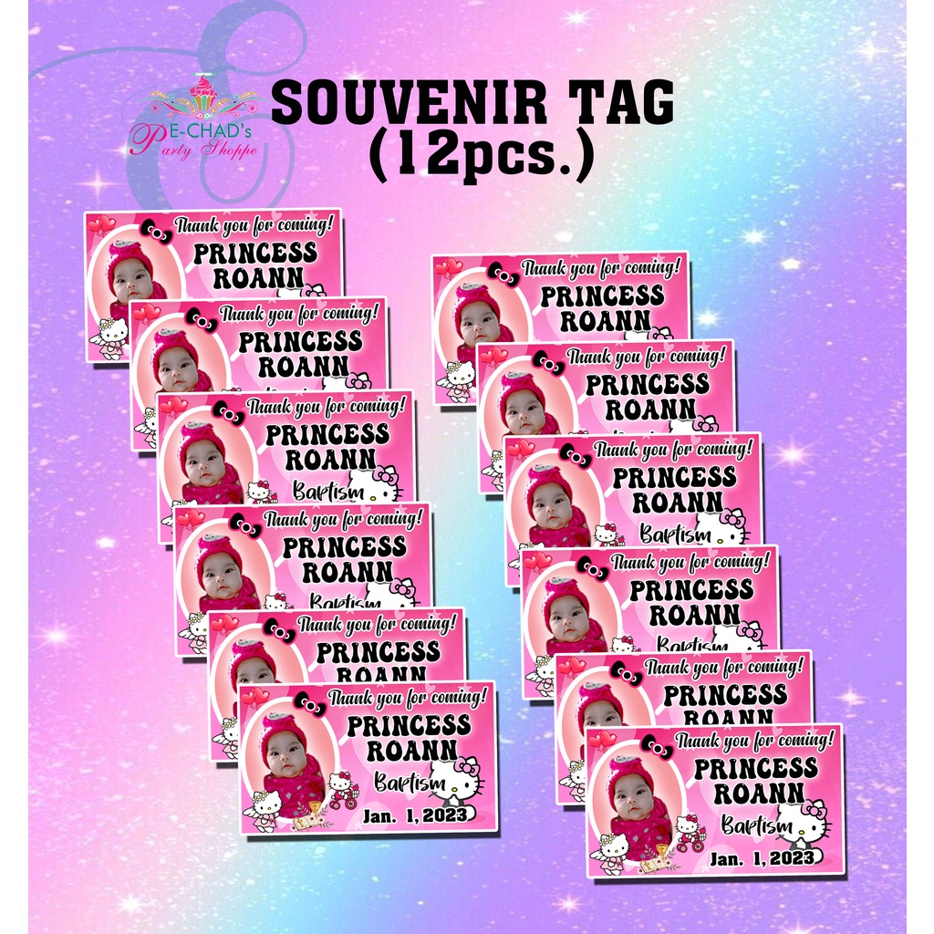 Souvenir Tag (12 pcs./order) | Shopee Philippines