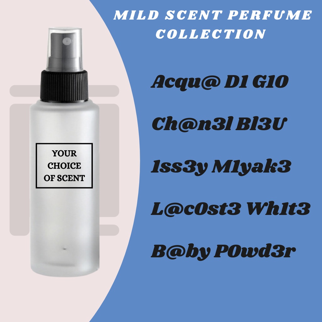 Oil Based Mild Scents Perfume Collection 85ml bottle | Shopee Philippines