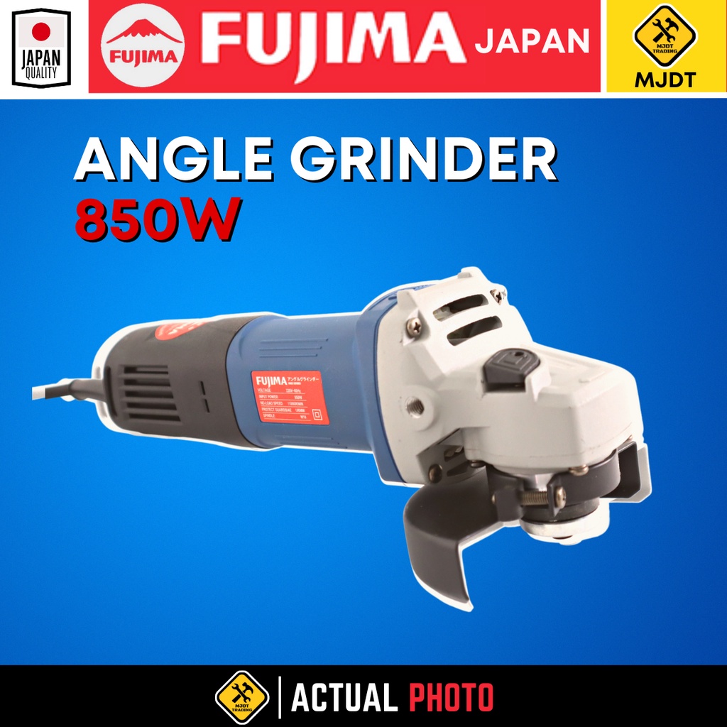 FUJIMA JAPAN HIGH QUALITY ELECTRIC ANGLE GRINDER: 850W (ORIGINAL) | Shopee Philippines