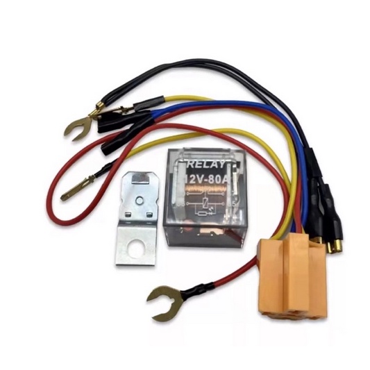 Horn Relay Mini Driving Light Relay Transparent Socket and Harness 4pin ...