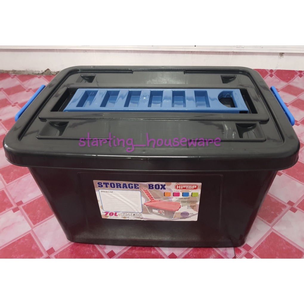 STORAGE BOX 70 LITERS HI TOP #2020 | Shopee Philippines