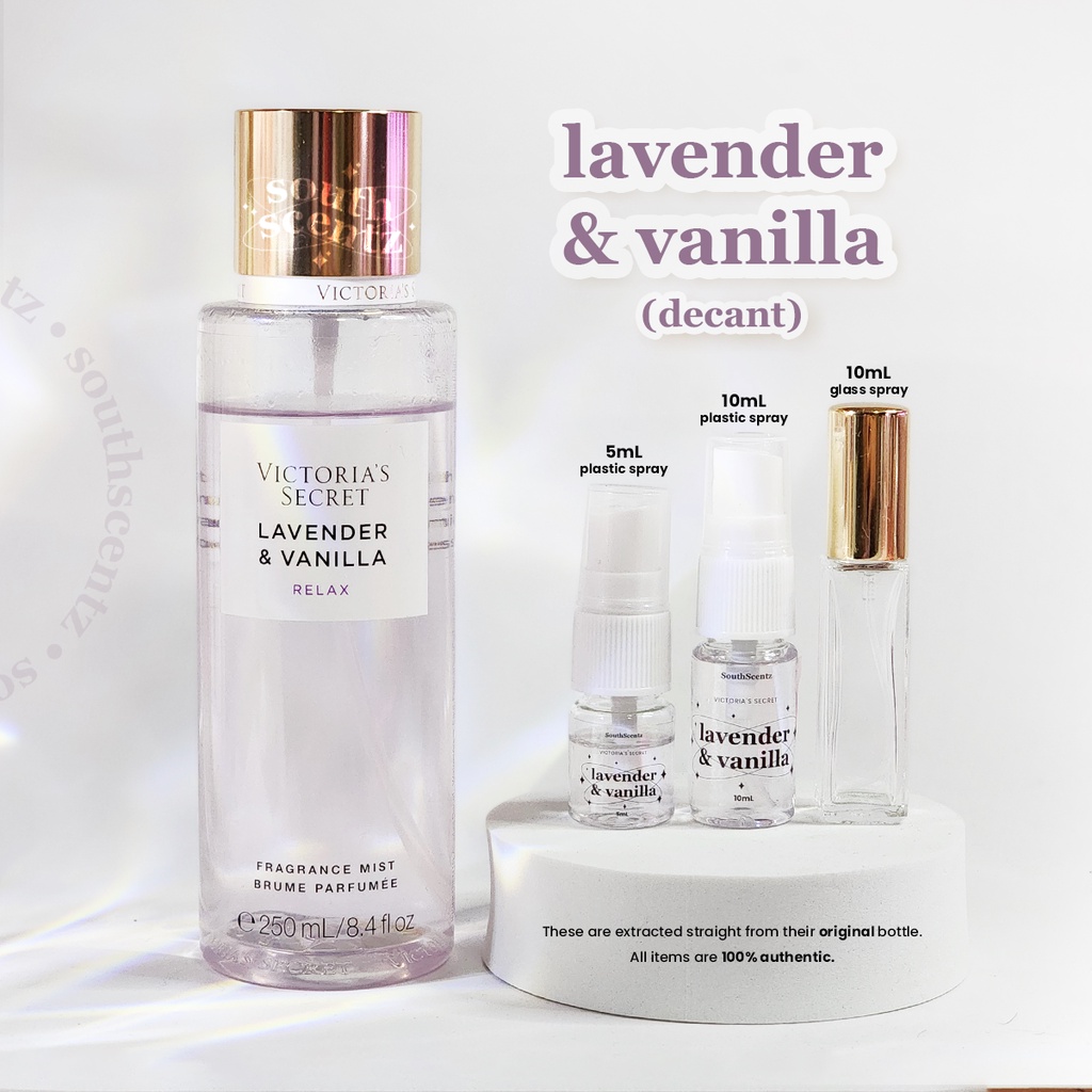 Lavender & Vanilla Victoria's Secret Scent Mist VS 5mL 10mL SouthScentz ...