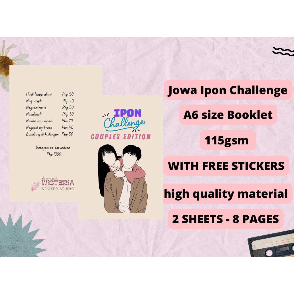 ipon challenge jowa edition couples valentines | Shopee Philippines