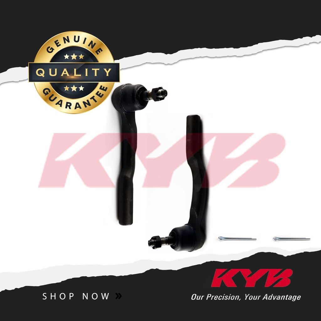 KYB KAYABA (2pcs) Front Outer Left and Right Tie Rod End for Mazda 3 2014-2018, Mazda 6 2013 ...