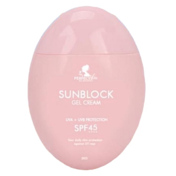 PERFECT SKIN SUNBLOCK GELCREAM in GOOSE EGG SHAPED 50G | Shopee Philippines