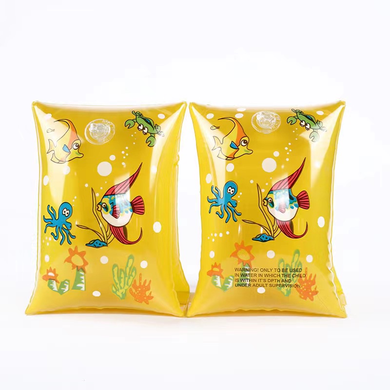 Kids Water Sports Inflatable Water Sleeve Armbands 1 Pair PVC Swimming ...