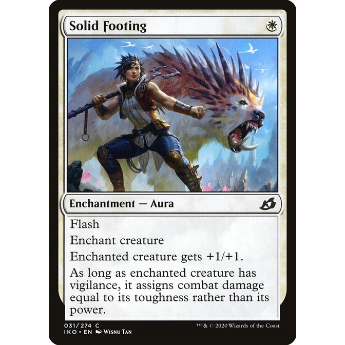 MTG Magic: The Gathering - Solid Footing IKO | Shopee Philippines