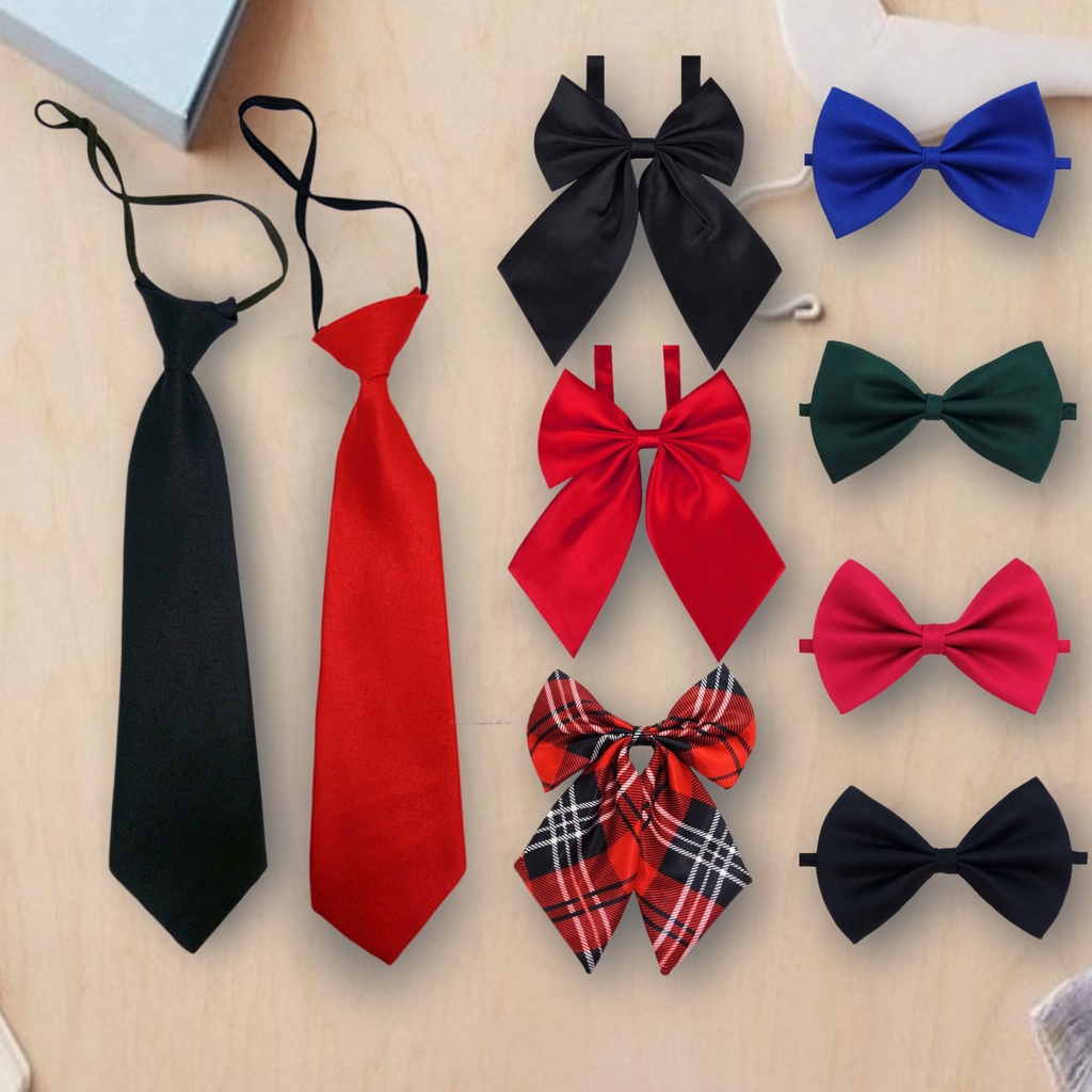 Baby Boy Cute Bow Ties Adjustable Necktie Plain Children's Fashion ...