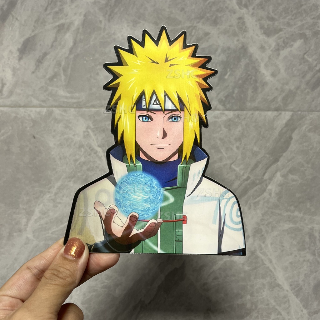 NARUTO Minato Namikaze Motion Sticker Anime Waterproof Decals for Cars ...