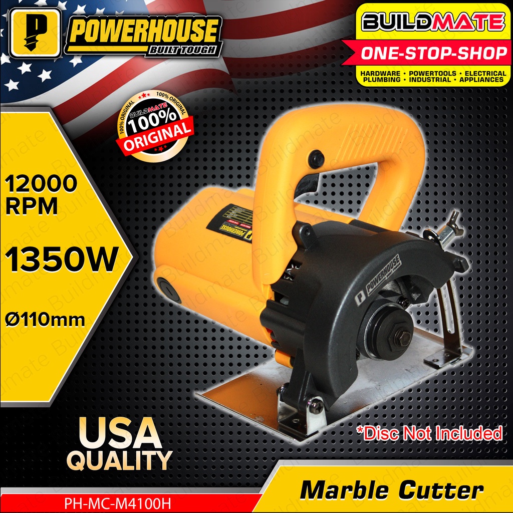 BUILDMATE Powerhouse USA 1350W Marble Cutter 110mm Marble Tile Cutter ...