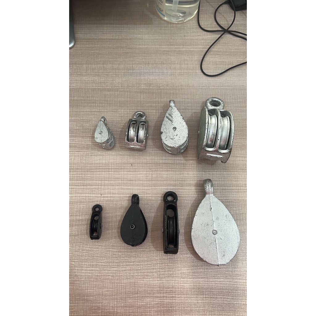 Single / Double Pulley Cast Iron / Pundido 1'/1 1 1/2'/2' /3' | Shopee ...