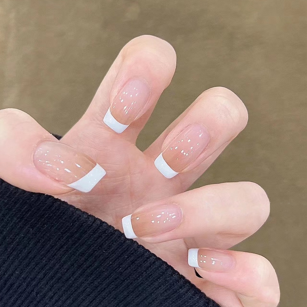 YKHMYB 24 pieces per box of skin color French-style dressing nail nail ...