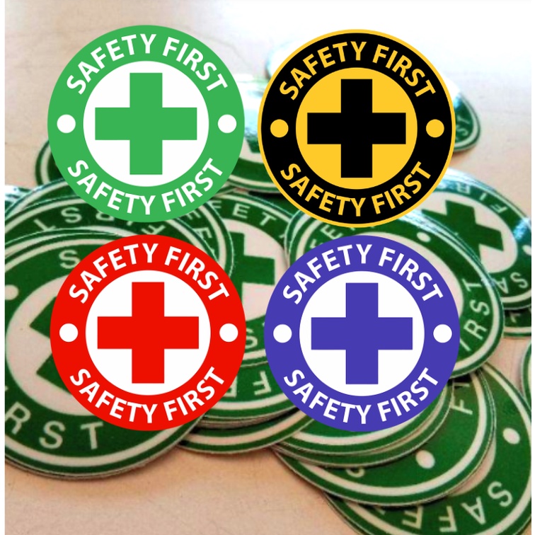 Hard Hat Safety First Sticker Waterproof Fadeproof Sticker | Shopee ...