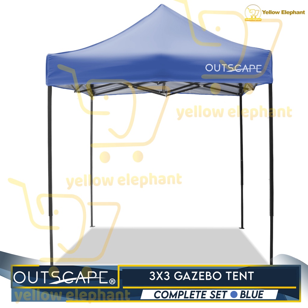 Outscape Tent 3x3 Meters Heavy Duty Retractable Complete Set | Shopee ...