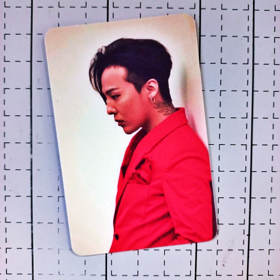 BIGBANG G-Dragon Photocards (400 gsm) | Shopee Philippines