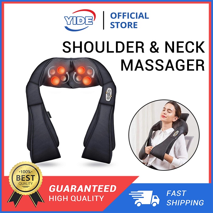 YIDE Massager for Neck and Back,Electric Shiatsu Back Neck and Shoulder ...