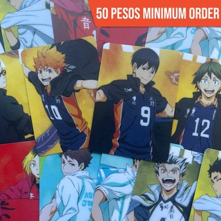 Haikyuu!! Flag Anime Photocards (Laminated) | Shopee Philippines