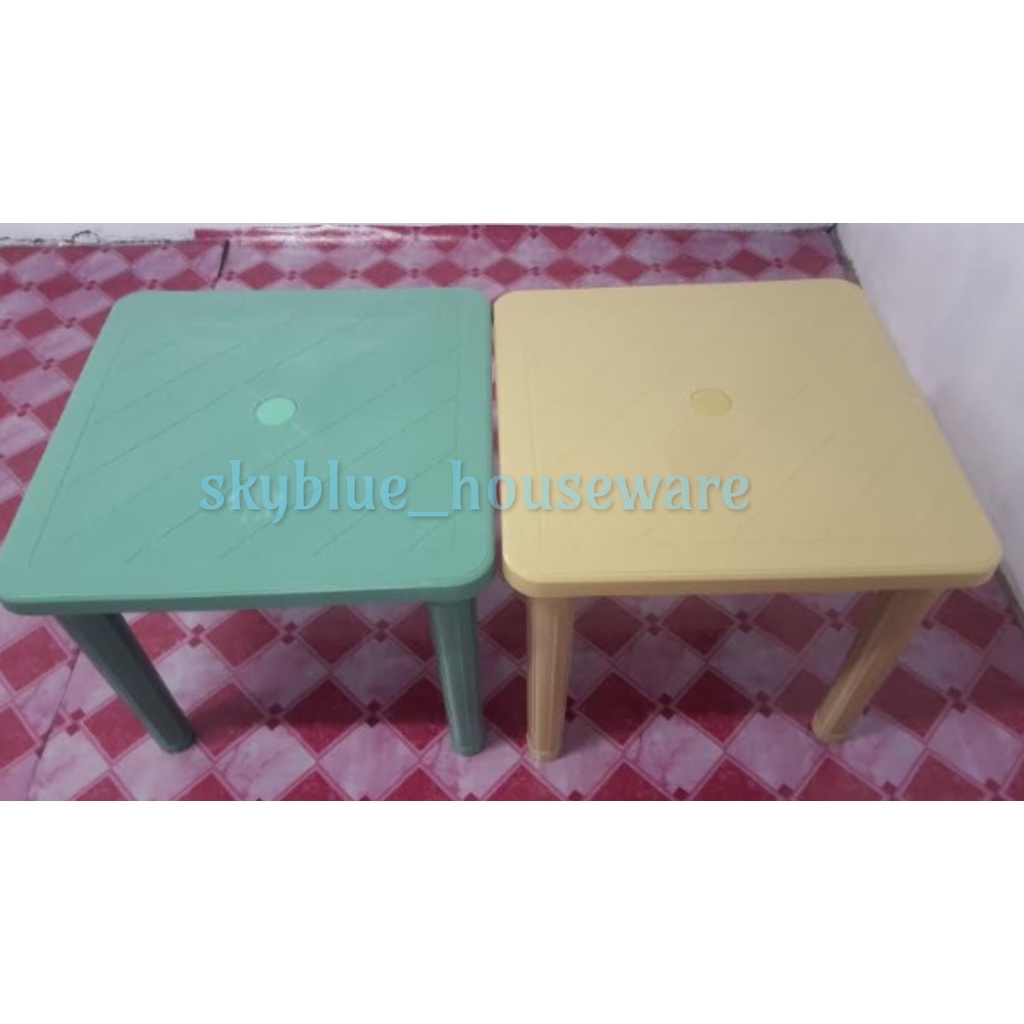J&T (4 seater) Heavy Duty Monobloc Table 24X24 and 24x24 Dining table ...