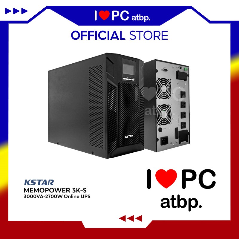 KStar On-line UPS 3000VA-2700W Uninterruptible Power Supply, MP 3k S ...
