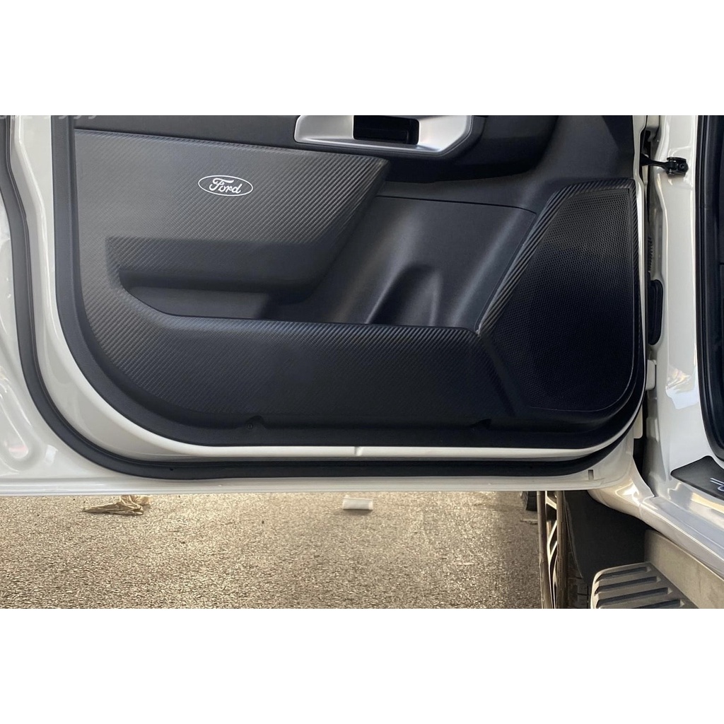 Next Gen Ford Everest Carbon Fiber Door Kick Protector | Shopee Philippines