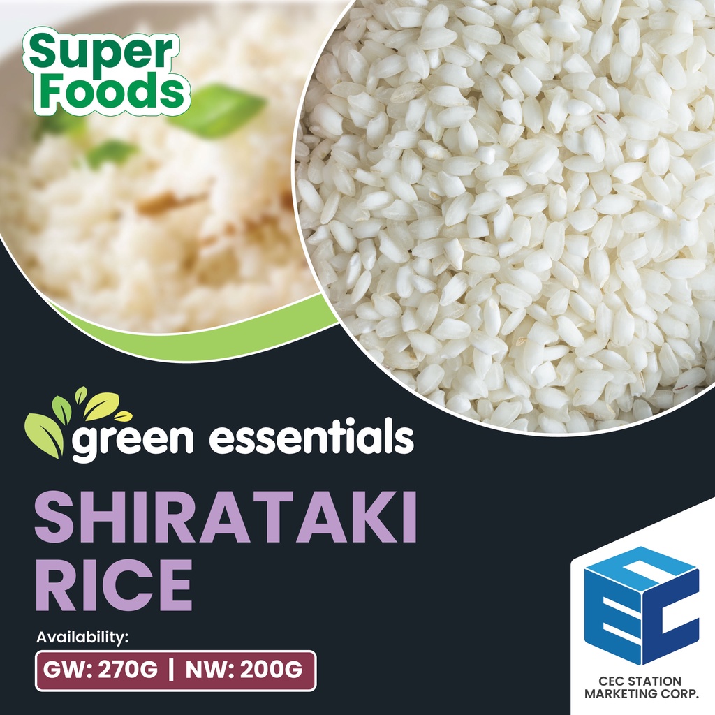 Green essentials Shirataki/Konjac/Miracle RICE 200g | Shopee Philippines