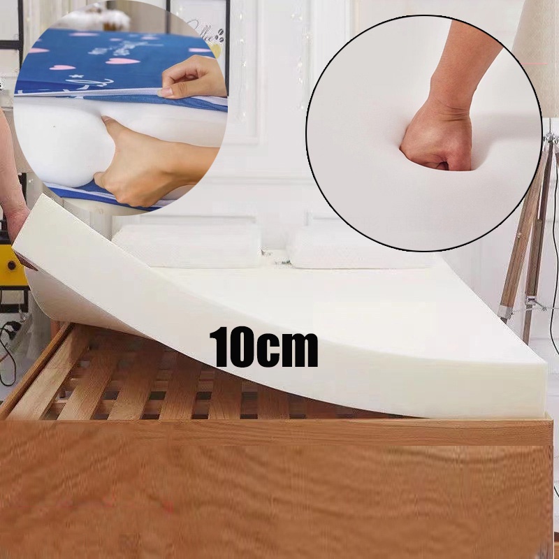 10cm/4Inch 35D Slow Rebound Sponge Mattress Topper Bed Tatami , for ...