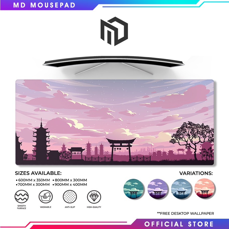 MD Mousepad | Inari Torii | Extended Large Gaming Mouse pad Deskmat ...