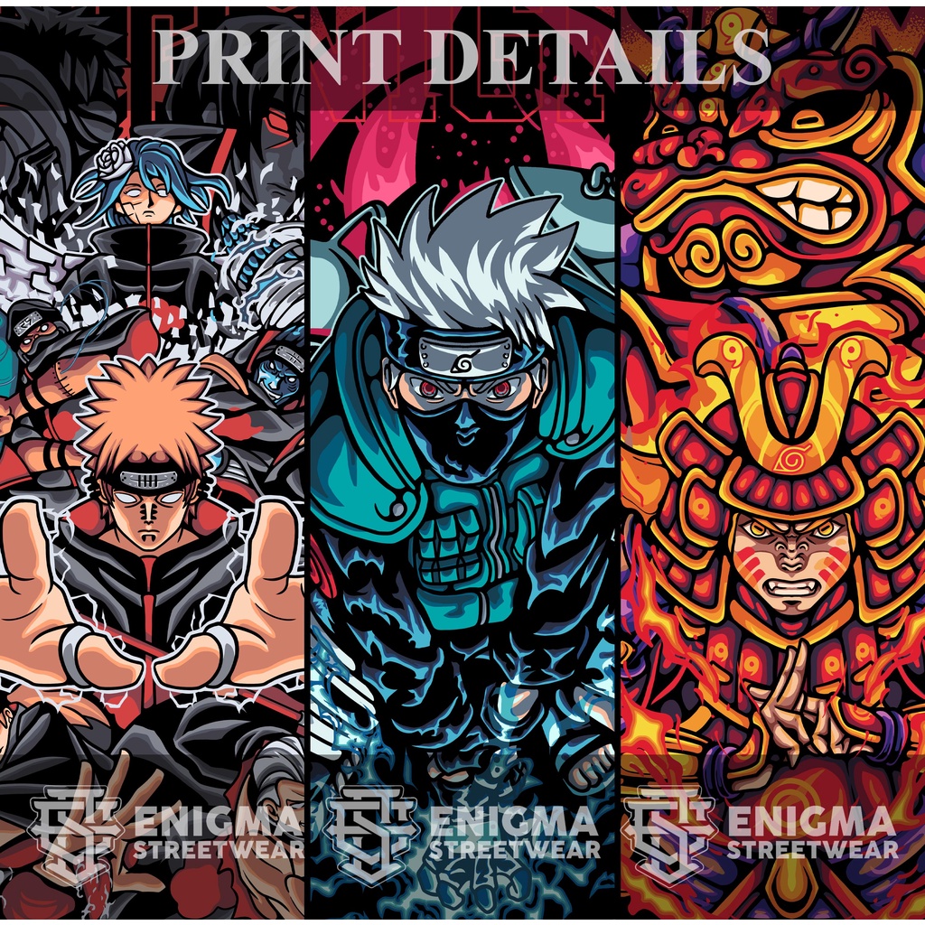 Naruto AnimeTrending Street wear Mens wear Graphic tee oversized manga ...