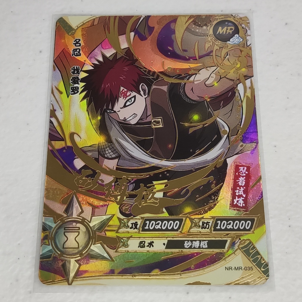 Gaara Kayou Naruto Card MR-035 | Shopee Philippines