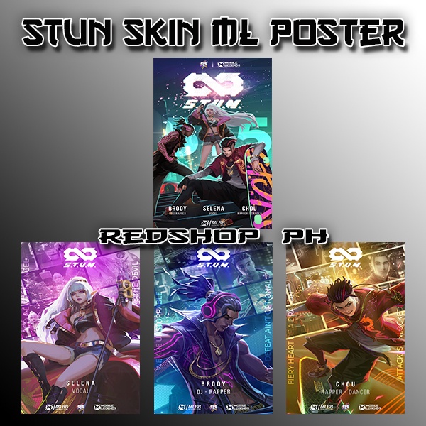 mobile legend stun skin poster size : A4 (210 x 297mm) | Shopee Philippines