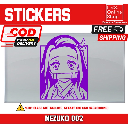 Nezuko Kamado 002 - For Laptop Motorcycle Car Motor Tumbler - Anime ...
