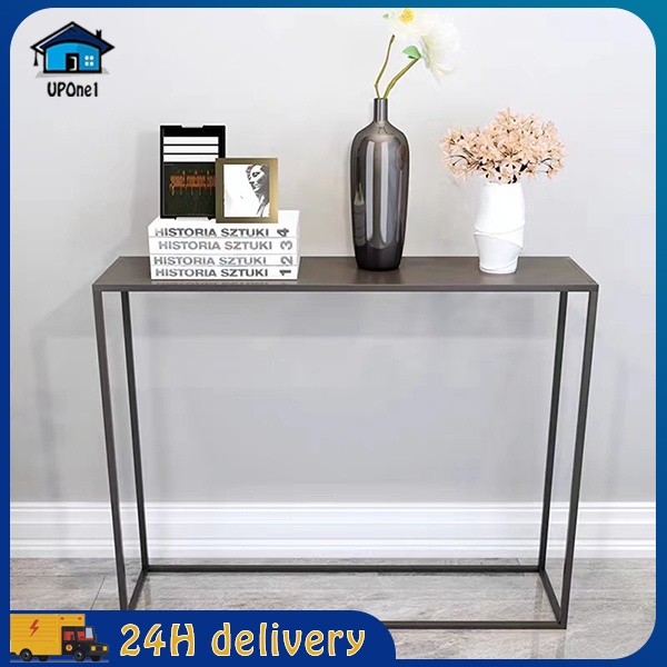 Console Table Narrow Table Iron Corridor Table Foyer Entrance Table ...
