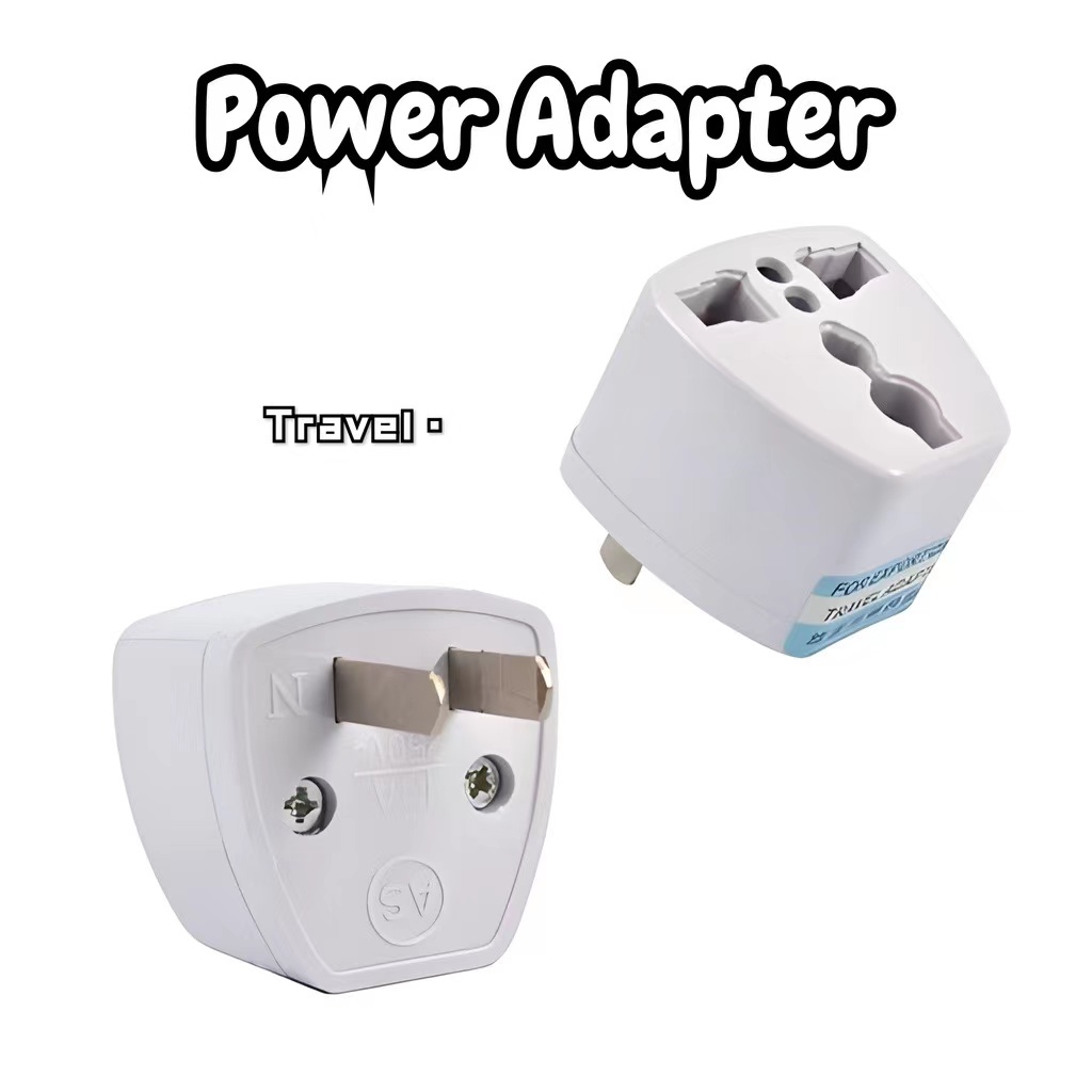 Three holes adapter Universal AC Travel Power Plug Conversion Adaptor ...
