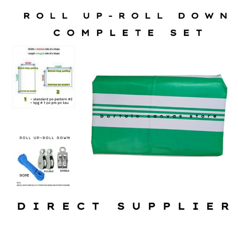 ROLL UP TRAPAL MAYAMA S400 with FREE PULLEY AND ROPE EASY RO INSTALL ...