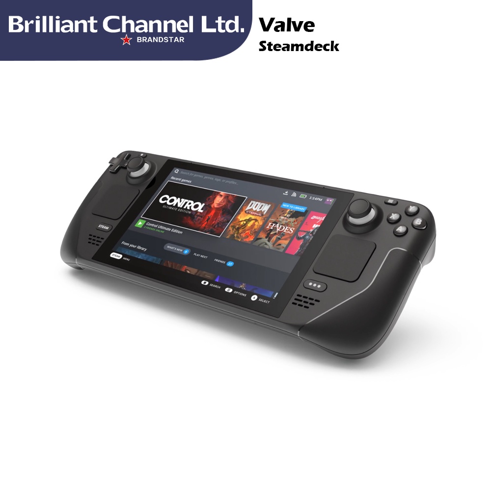 Valve SteamDeck Handheld Console (64GB eMMC/256GB NVMe SSD/512GB NVMe ...