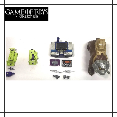 {GOT} Transformers G1 BONE CRUSHER DIACLONE SOUNDWAVE PRETENDER ...