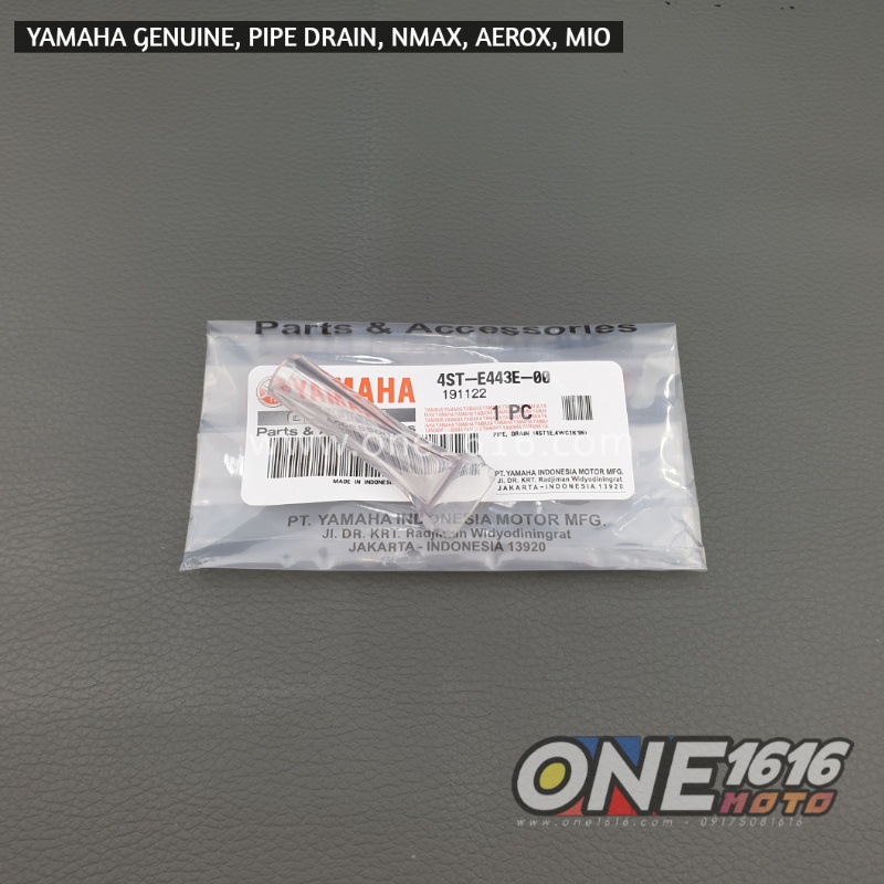 YAMAHA GENUINE PIPE DRAIN 4ST-E443E-00 FOR NMAX, AEROX, MIO | Shopee ...