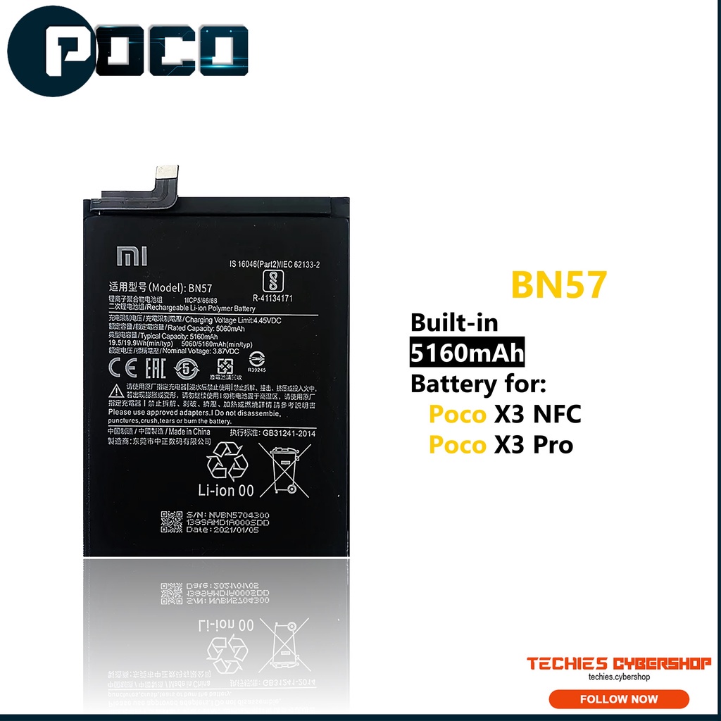 BN57 Poco X3 NFC / Poco X3 Pro Battery | Shopee Philippines