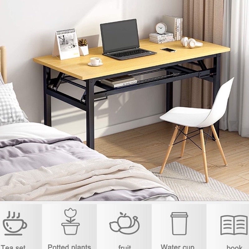 80x40/80x60cm Multipurpose Foldable Dining Computer Study Table Office ...