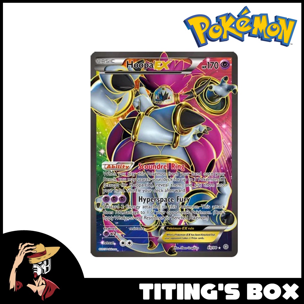 [EN] Pokemon TCG Hoopa EX 89/98 Full Art - Ancient Origins | Shopee ...